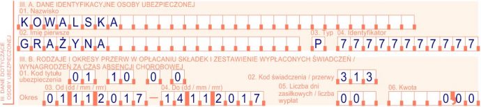 Raport ZUS RSA za okres urlopu macierzyńskiego - e - Prawa Pracownika